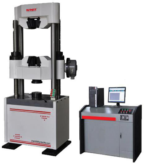 60 Ton Servo Hydraulic Fatigue Testing Machine Worm Gear Drive with Low ...