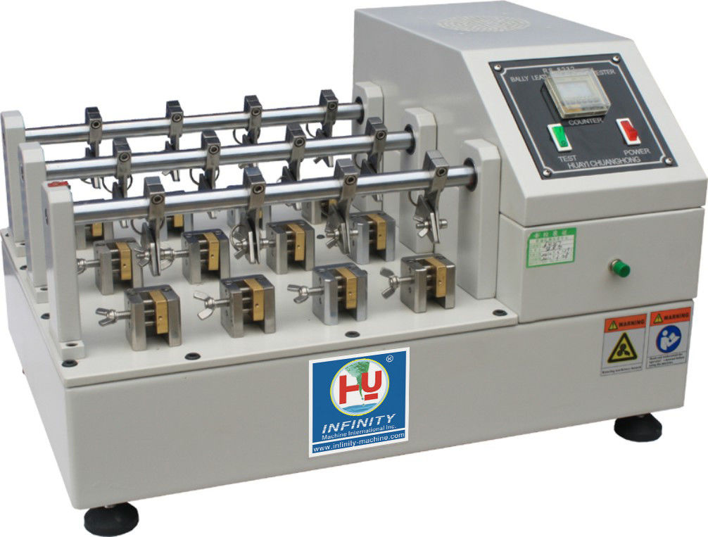 Leather Testing Equipment Bending Tester JIS-K6545 12 Sets Grips 70 x 45 mm