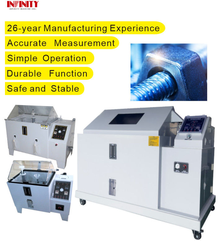 Temperature Uniformity ≦1.0C Salt Mist Spray Test Chamber For Long ...