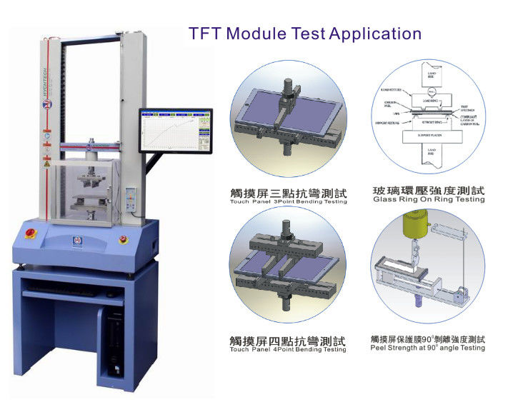 Servo Control Universal Glass Test Machine for touch Panel 3 point ...