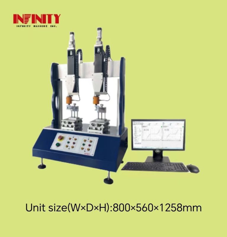 105 Kg Dual-station Swing Force Testing Machine 0.1-1200mm/min Test ...