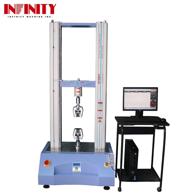 50KN Servo Control Universal Tensile Tester For Plastic Lab Metal Steel ...