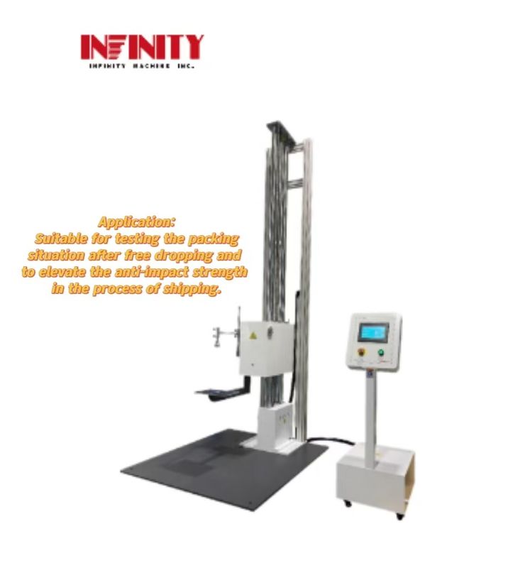 Single Arm and Double Poles Carton Drop Test Machine for Package Drop Test
