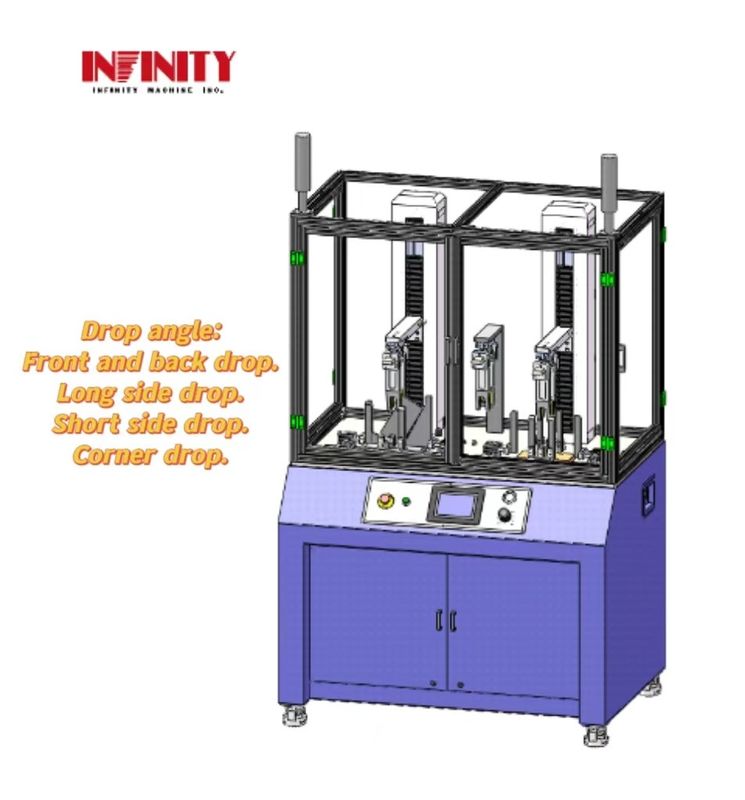 Mobile Phone Micro Fall Testing 6 Sides 4 Corners Repeated Slight Drop ...