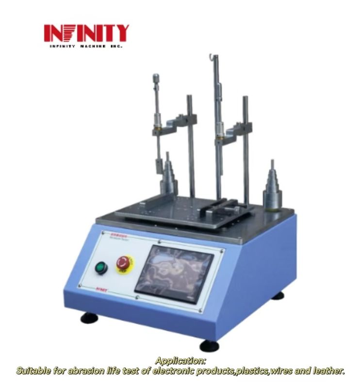 Two Stations Abrasion Testing Machine 80~1000g Test Load for Friction ...