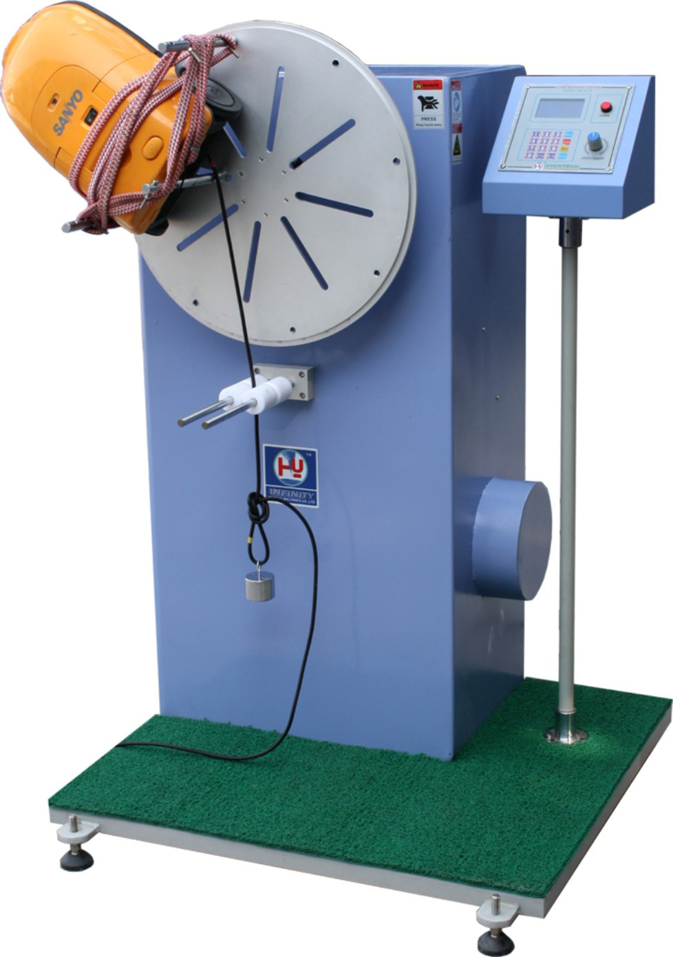 Cord Bend Test Equipment / Tensile testing machine 10 - 40 mumbers/min ...
