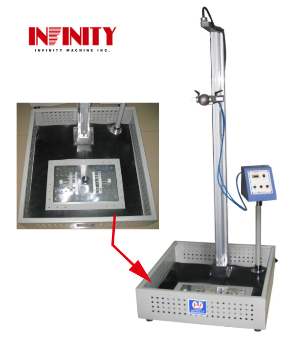 1000mm Height Drop Testing Machine With Touch Panel Setting And Display ...