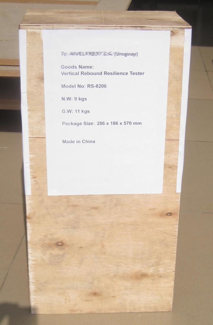 Vertical Rebound Resilience Tester Rubber Testing Instruments Ball Drop