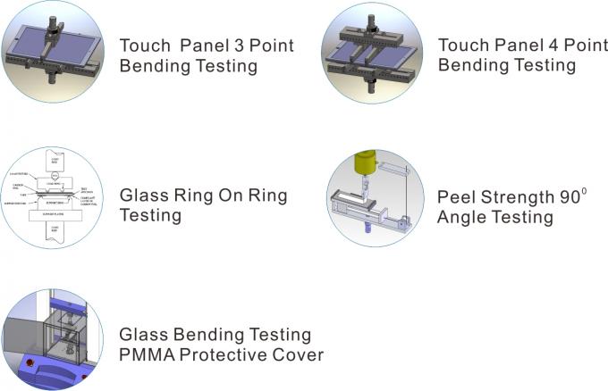 Glass Compressive Bending Test Machine 3 / 4 Points with Closed Loop
