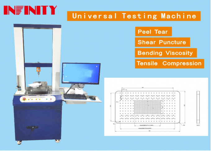 0.001mm Displacement Resolution Mechanical Universal Testing Machine ...