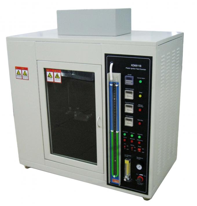 Fire Flame Plastic Burning Test Chamber UL 94 Standard AC 220V 50Hz 35 ...